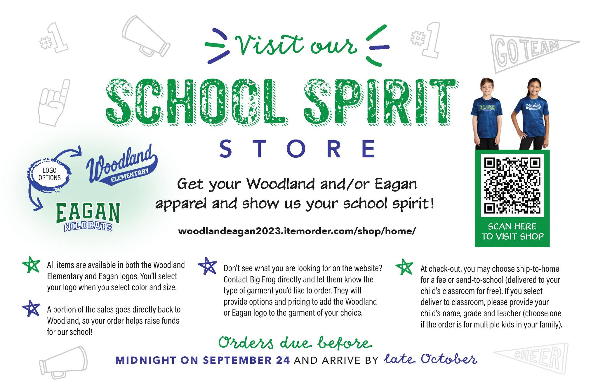 Order Spirit Wear – Woodland Elementary PTO